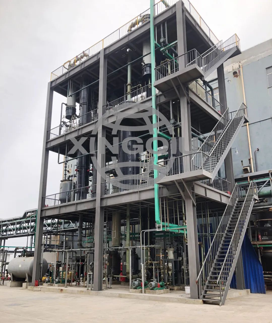 The hydrochloric acid deep analysis EPC project was successfully ...